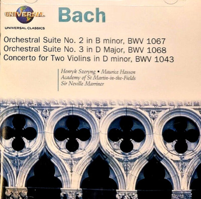 Bach - "Orchestral Suites 2 & 3" - ( CD - Universal Classics / Sealed ...