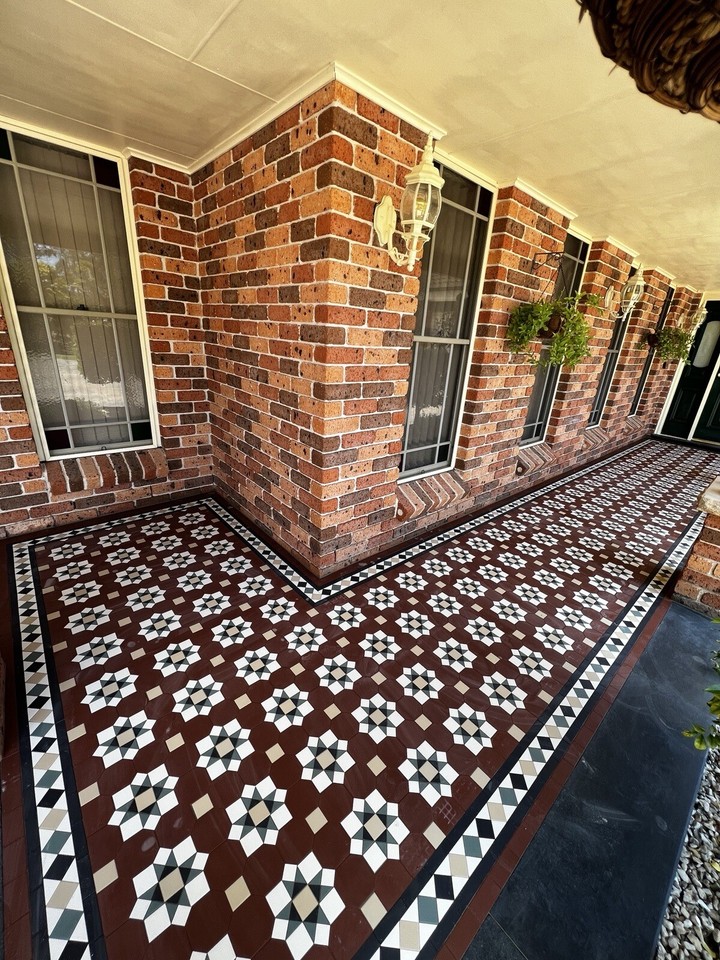 Traditional federation floor tiles / Victorian & Federation tiles ...