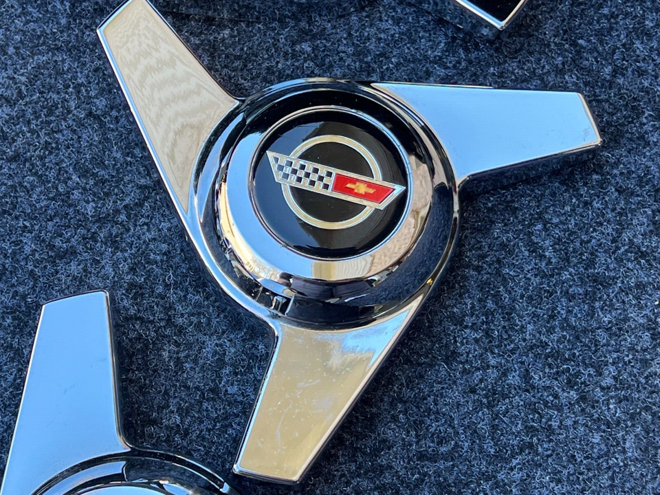 1984-87 Corvette Wheel Cover/Hubcap Spinners - Swept Ear Design | eBay