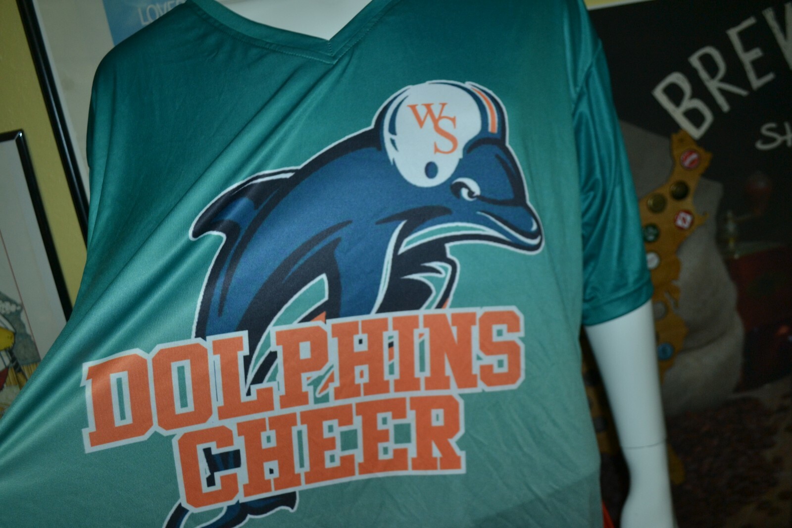 Dolphins Cheer Dolphin Divas Coach Tiff Jersey Shirt 3XL XXXL Football ...