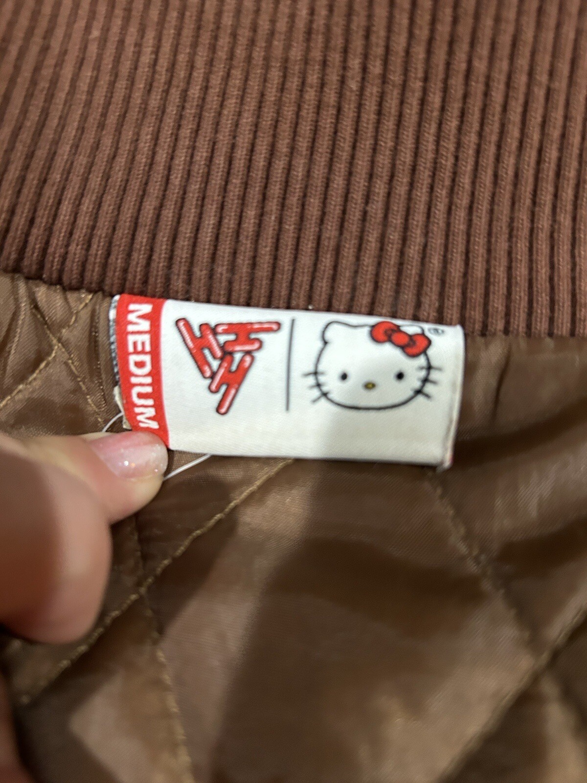 Hello Kitty Hype land letterman Jacket - Gem