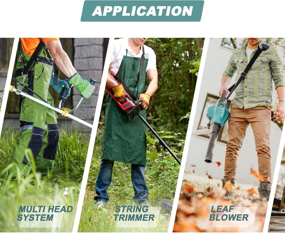 Comfort-Enhanced Universal Weed Eater Shoulder Strap - Adjustable ...