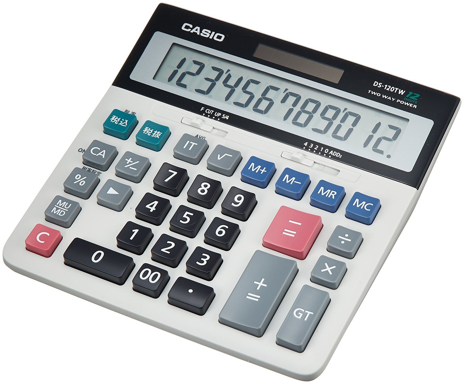 Casio Adder Practical Calculator Ds-120Tw business calculator ...