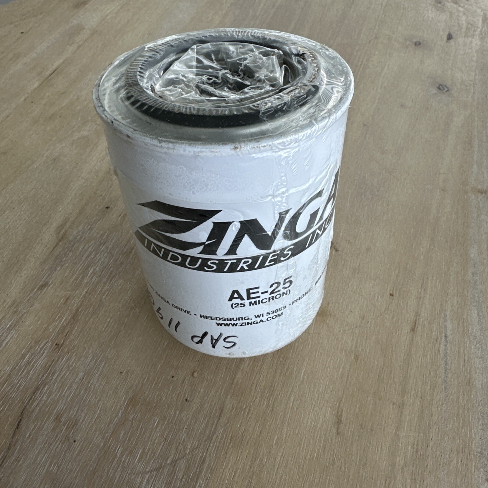 Zinga External Hydraulic Return Filter Element 25 Micron Ae-25 for sale ...