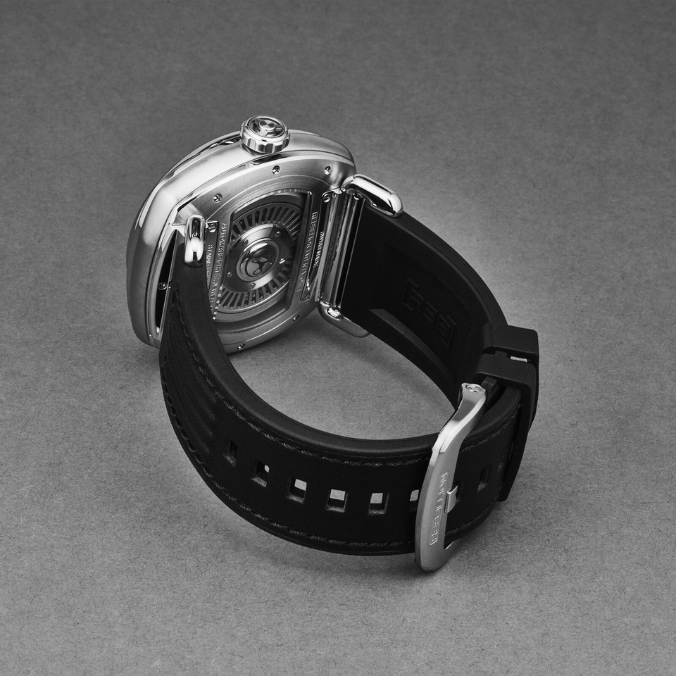 Rebellion Men's 'Twenty One' Silver Dial Automatic Watch RB.21.GMT.ST ...