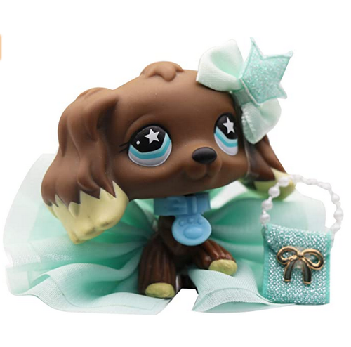 Littlest Pet Shop LPS Cocker Spaniel dog #960 With 4lps Accessories For ...
