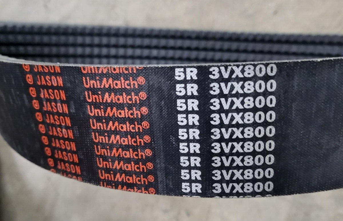 Jason Raw Edge Deep Wedge Cogged Belt 5R/3VX800 | eBay