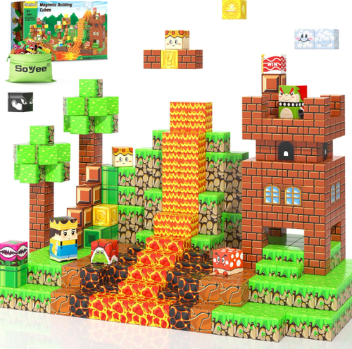 Minecraft Magnetic Blocks Building Blocks Games STEM Toys Kids Gifts ...