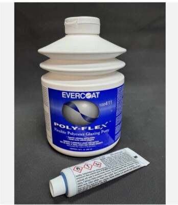 EVERCOAT POLY-FLEX Polyester Glazing Putty, 30 oz Pumptainer W ...