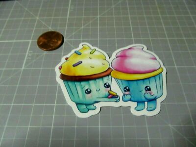 CUPCAKE BUDS GLOSSY Sticker / Decal Laptop Stickers NEW | eBay