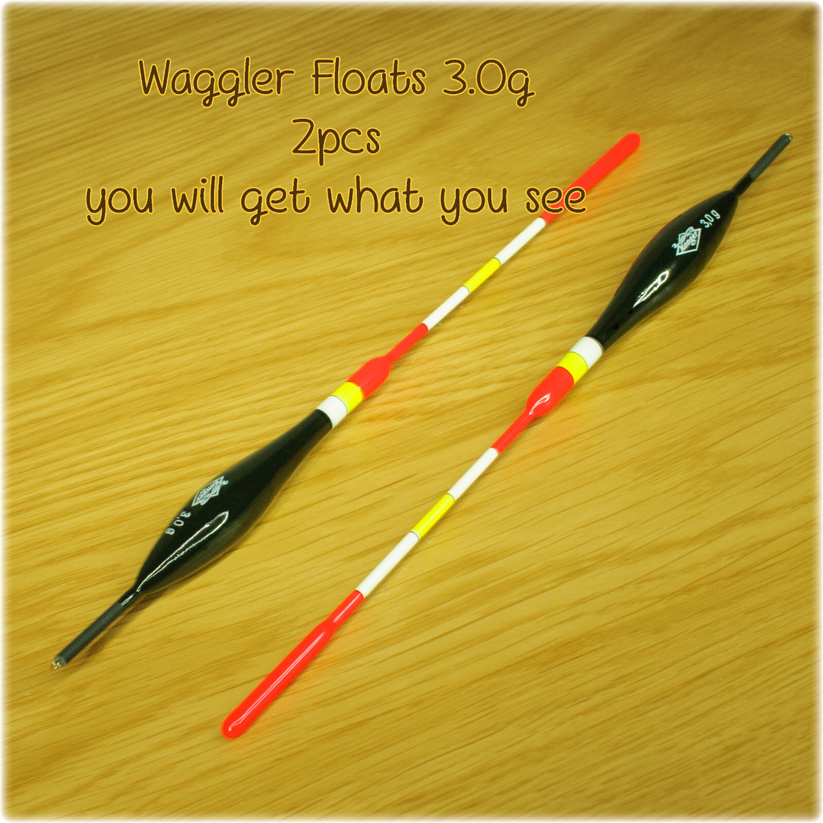 Waggler Fishing Float Set Sensitive Bodied 2g 3g 4g Bream Roach Coarse ...