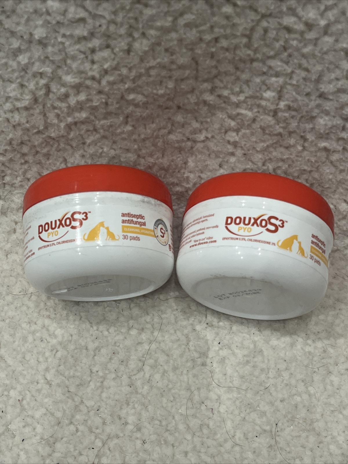 DouxoS3 PYO Chlorhexidine Ophytrium Antiseptic Antifungal 30 Pads Each ...