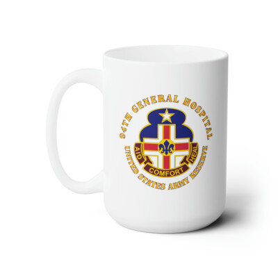 White Mug - Army - 94th General Hospital - TX - USAR V1 | eBay