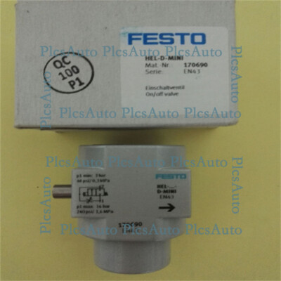 1PC New Festo HEL-D-MINI 170690 Valve | eBay