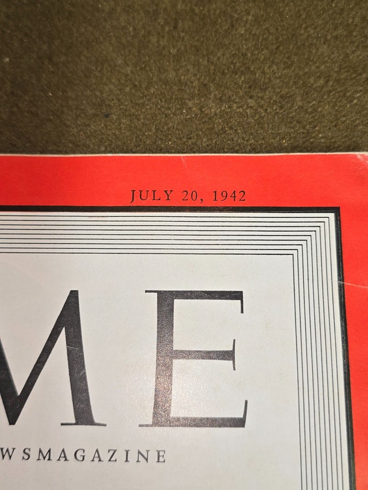 WWII Time Magazine Fireman Shostakovich Issue Dated July 20, 1942 | eBay