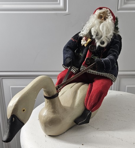 Vintage / RARE HOUSE OF HATTEN SANTA RIDING UPON A SWAN 12” | eBay