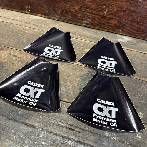 Caltex CXT Oil Top Decals Repro X 4 | eBay Australia