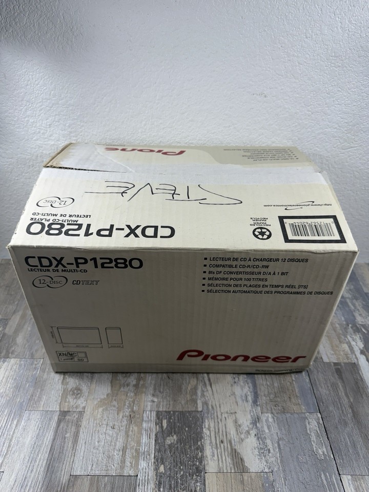 Vintage Pioneer CDX-P1280 12 Disc Car CD Changer - NEW in BOX | eBay