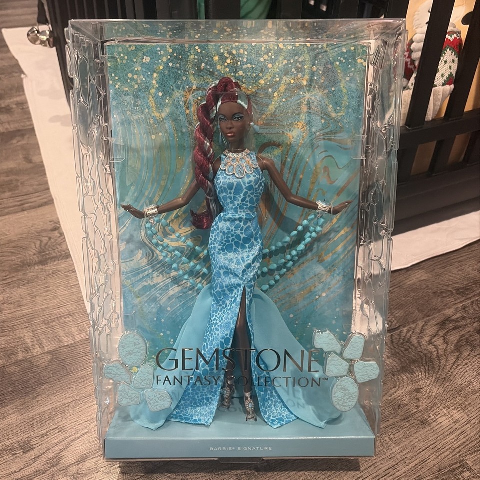 Barbie Signature Gemstone Fantasy Collection Turquoise Doll 2023 Mattel ...