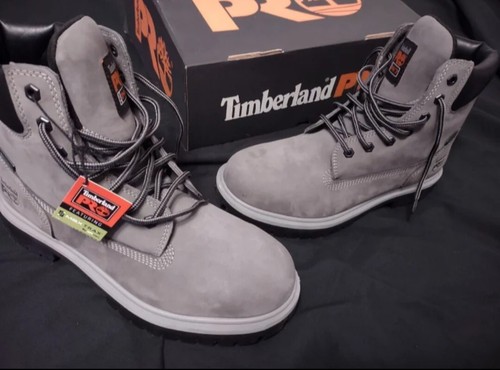 Timberland PRO Men's Direct Attach 6" Water Proof Oil Proof Grey 10.5 ...