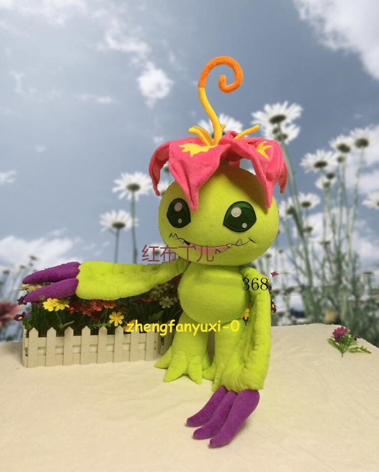 Handmade 70cm Digimon Digital Monster Palmon Plush Doll Stuffed Toy ...