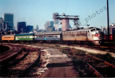Chicago Burlington & Quincy CB&Q 9969 EMD E8A 16th St Chicago ILL 8-29-72 Photo | eBay