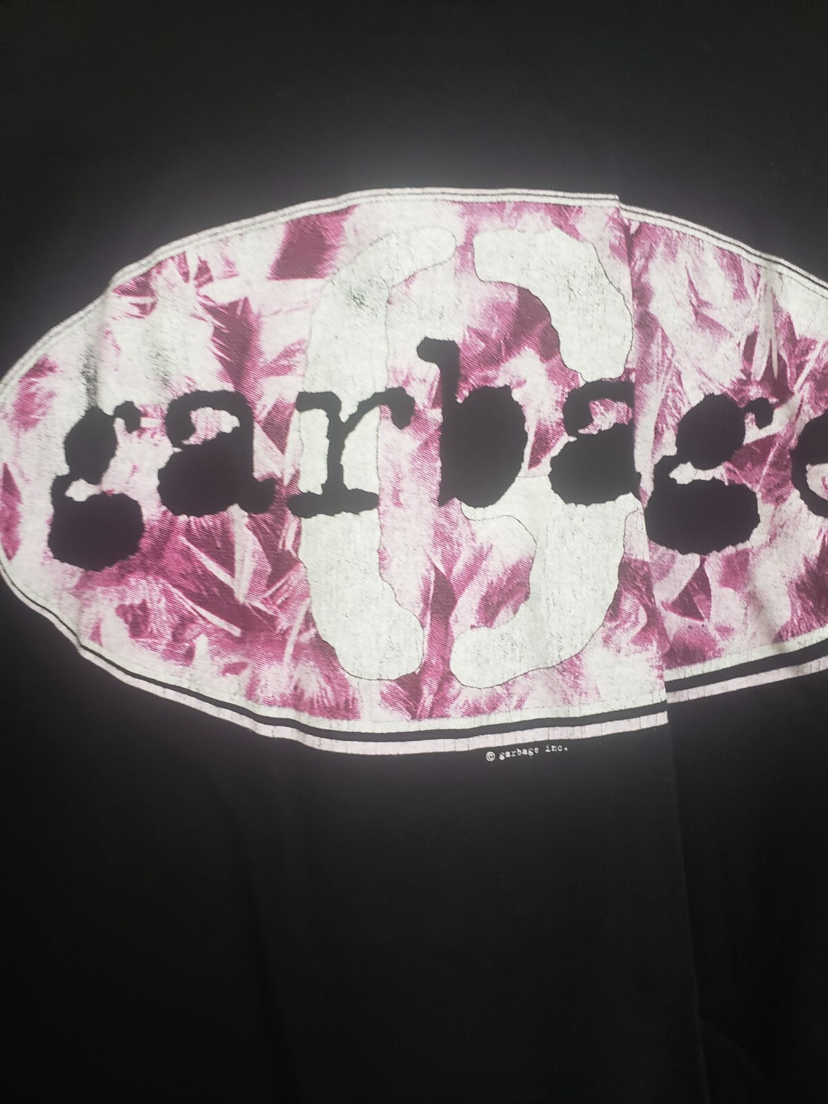 Vintage XL 1996 Garbage Band Debut Album T-shirt Wint… - Gem
