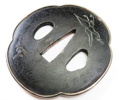 Tsuba - Katana Crane