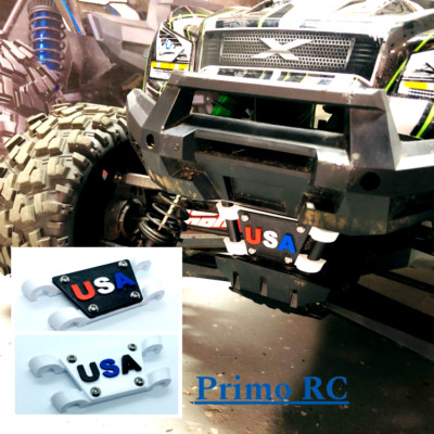 Custom USA Front Bumper Plate compatible with Traxxas X-MAXX XMAXX 8s ...