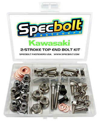 Kawasaki Top End Engine Bolt Kit KX 65 80 85 100 125 250 400 420 500 ...