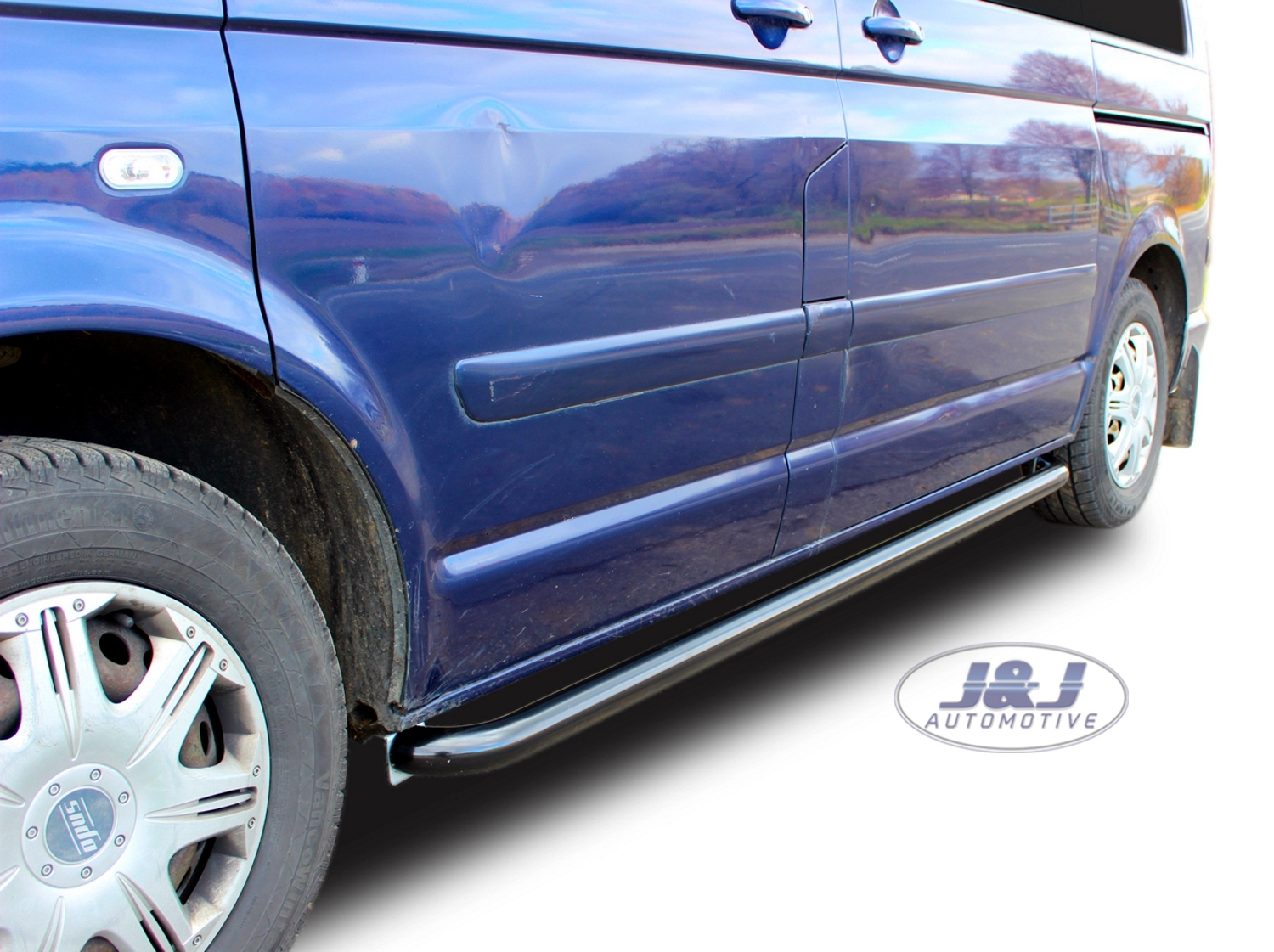Side Bars Steps Running Boards For VW Transporter T5 SWB 2003-2015 ...