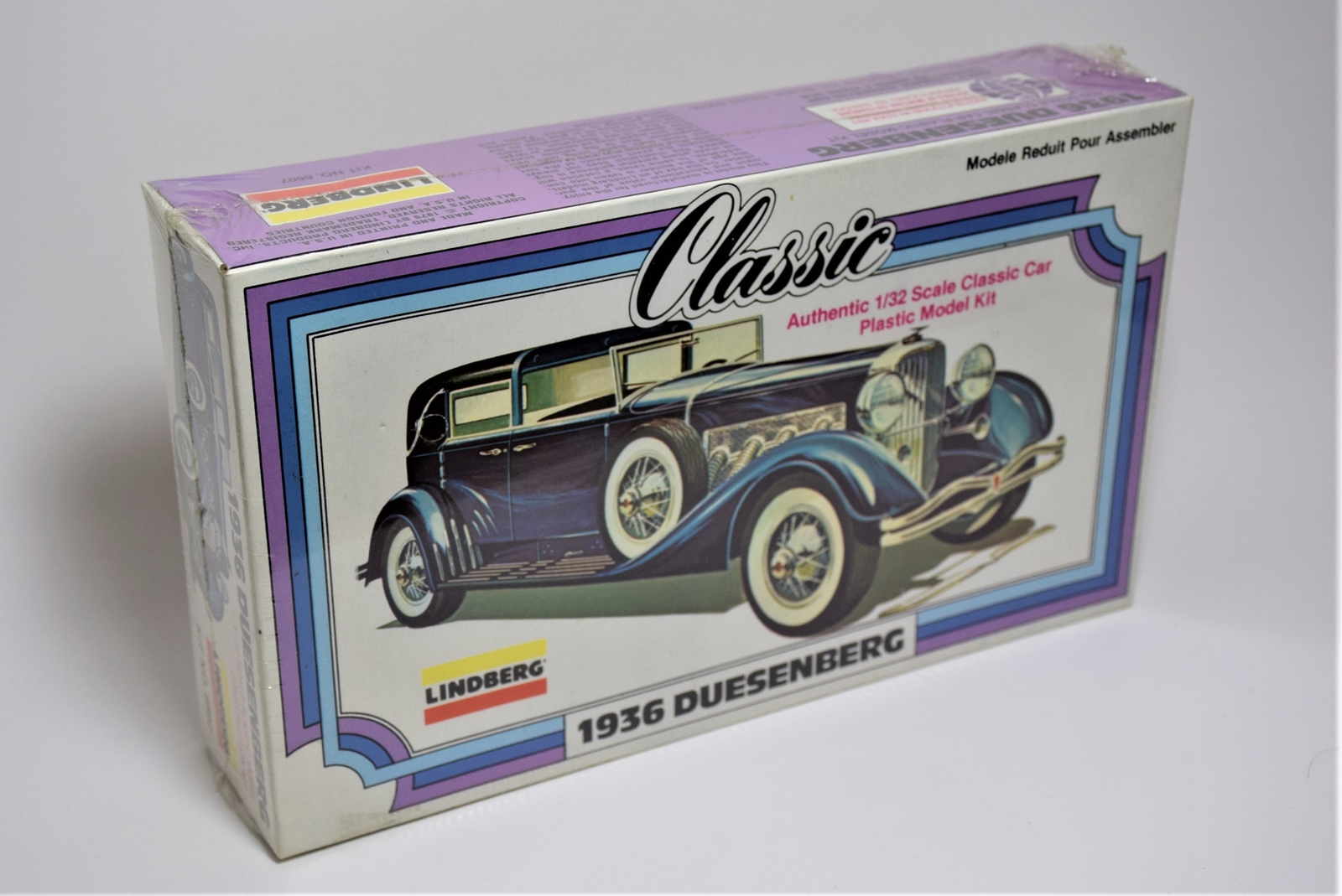 Lindberg 6607 1/32 Scale 1936 Duesenberg SJ 4-Door Towncar Plastic ...