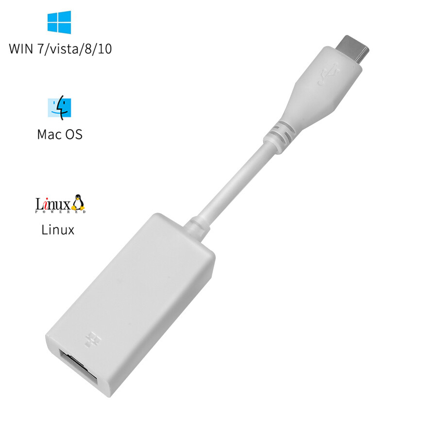 USB C to Ethernet Adapter Thunderbolt Type C to RJ45 Network 100Mbps ...