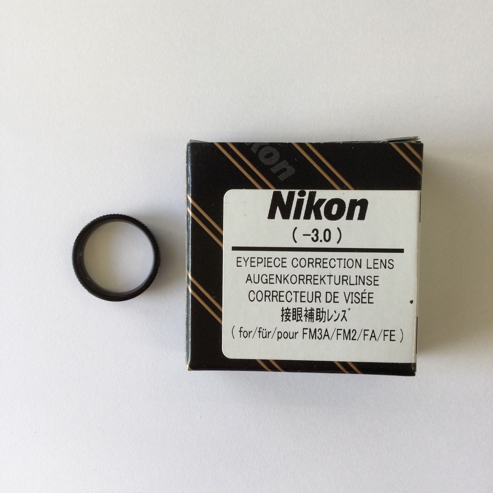 Nikon -3.0 Eyepiece Correction Lens For Nikon FM 3A ・FM2 ・FA・ FE ...