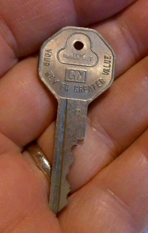 Vintage Old Original 68 Chevy GM B42C Rochester Products Key 0P43 OP43 ...