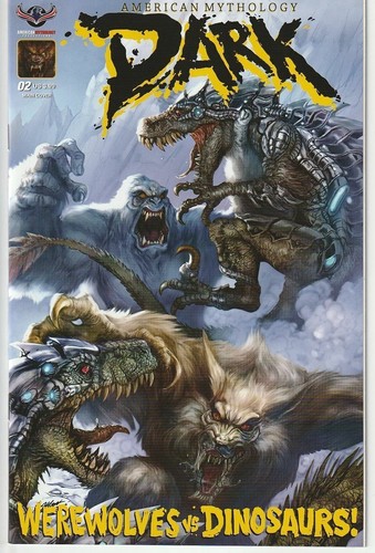AM DARK WEREWOLVES VS DINOSAURS #2 (AMERICAN MYTHOLOGY 2016) "NEW ...