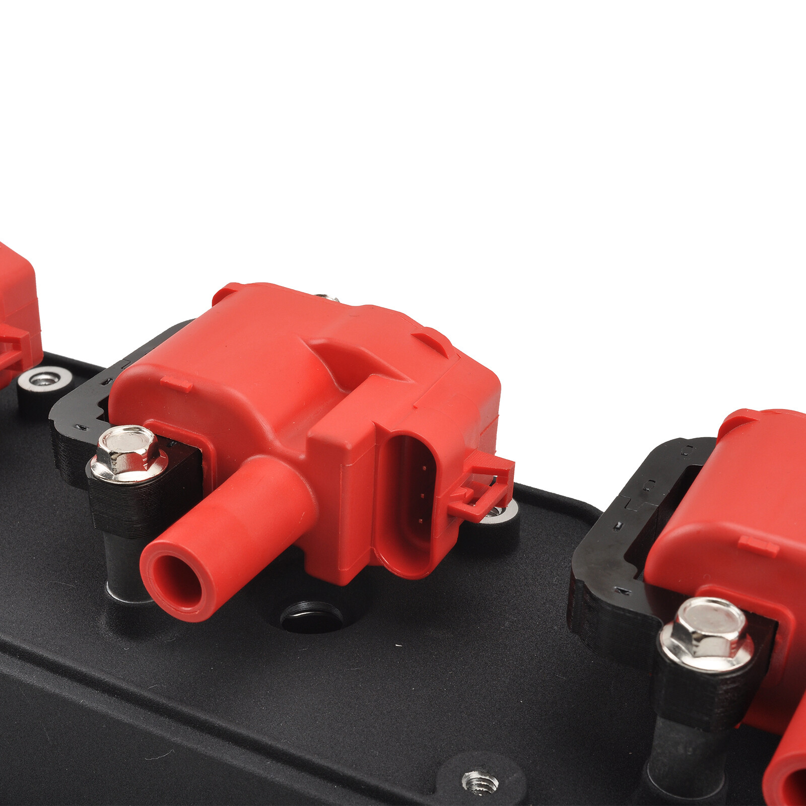 2pc Aluminum Valve Cover for Chevy LS Engines Finned Vintage Hidden ...