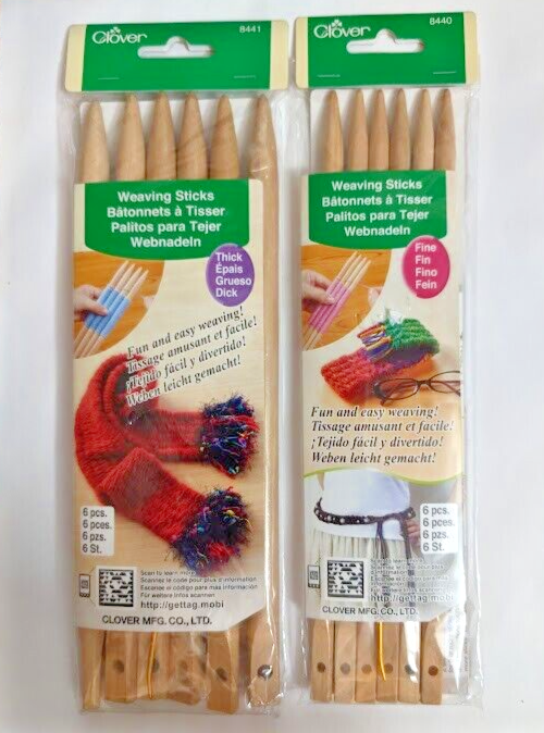 Clover Weaving Sticks Fine 6 Pcs 8440 for sale online | eBay