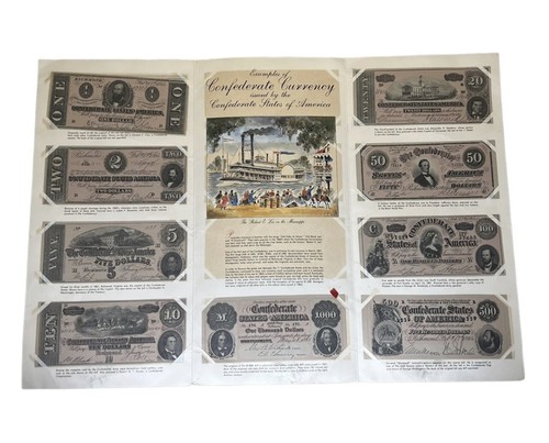 Vintage 1955 Cheerios Confederate Money Album ~ Reproduction Bills | eBay