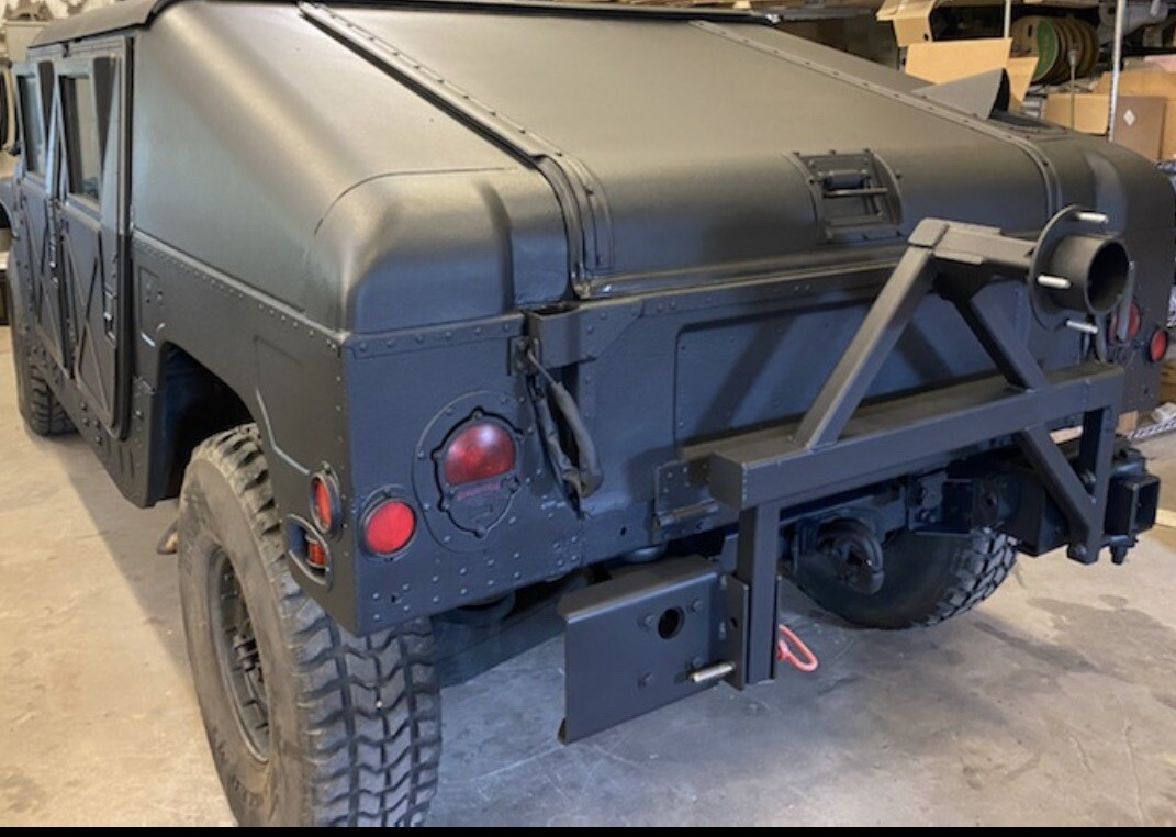 Bumperless Swing Away Tire Carrier For Military Humvee All Model W/O ...