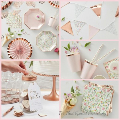 Ginger ray Party supplies. Table decor. Paper plates, napkins, bunting ...