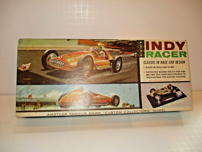 HAWK VINTAGE INDY RACER GOLD PLATED FACTORY SEALED INSIDE 1962 KIT #210 ...