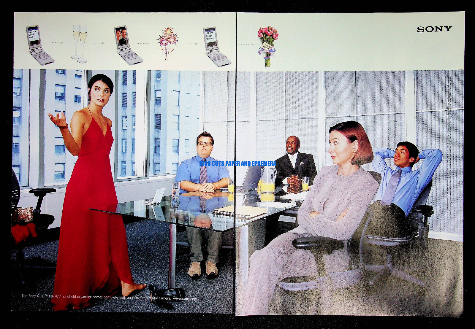 Sony Clie NR70V PDA Personal Data Assistant 2002 Print Magazine Ad ...