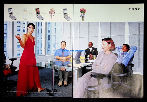 Sony Clie NR70V PDA Personal Data Assistant 2002 Print Magazine Ad ...