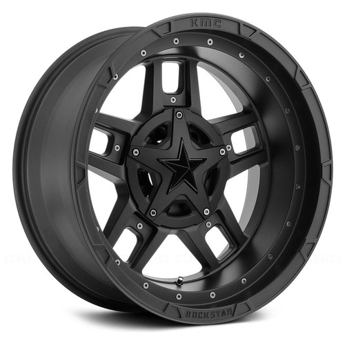 XD Series XD827 ROCKSTAR 3 Wheels 20x9 (-12, 5x135, 87.1) Black Rims ...
