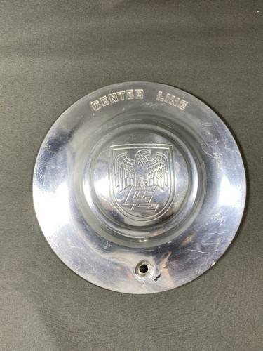 Center Line Center Wheel Hub Cap CS-134 Centerline 7” diameter Polished ...