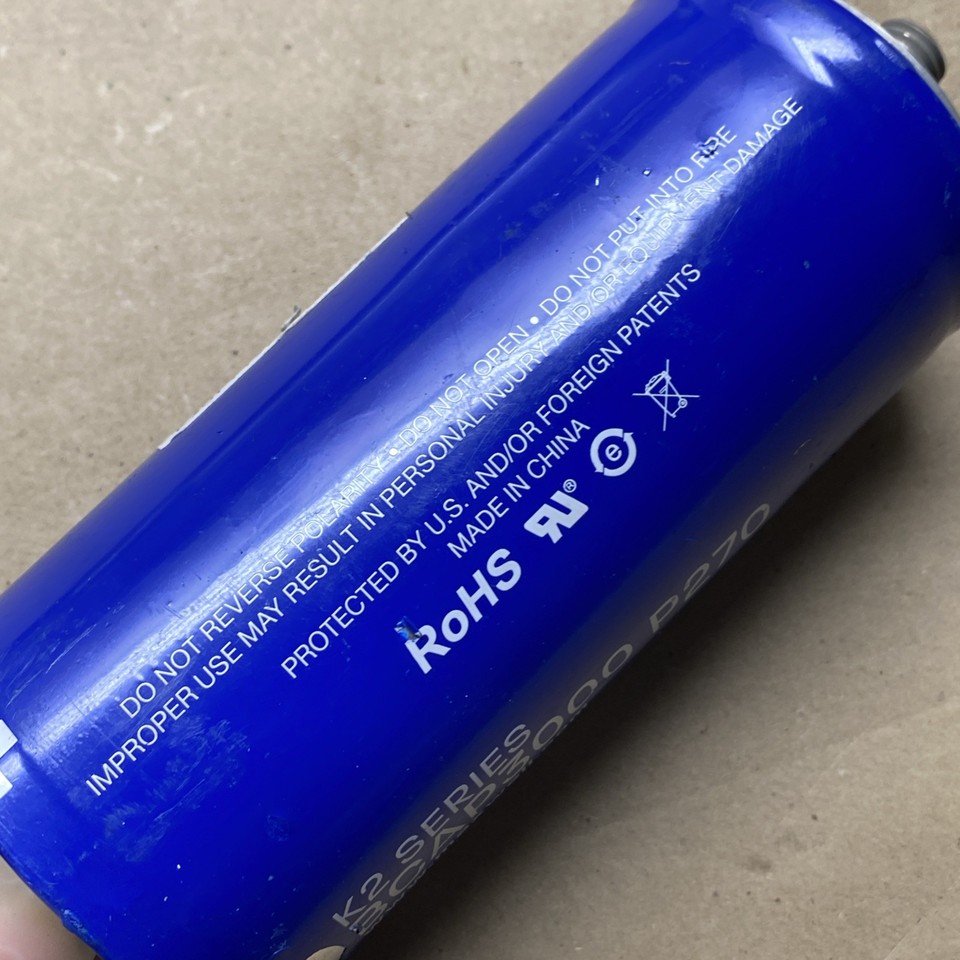 MAXWELL TECHNOLOGIES ULTRA CAPACITOR 3000 FARADS 2.7V DC 3.0WH BCAP3000 ...