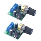 2*LM386 Audio Power Amplifier Board DC 3V~12V AMP Module Adjustable ...