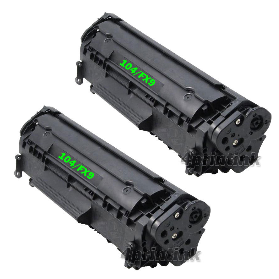 *2pk 104 FX9 FX10 Black Toner Fits Canon 104 imageCLASS MF4150, MF4350d ...