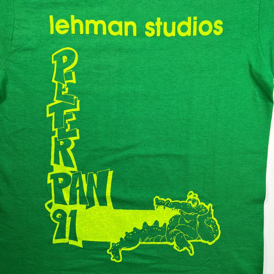 Vintage Screen Stars Peter Pan Lehman Studios 1991 Graphic T Shirt ...